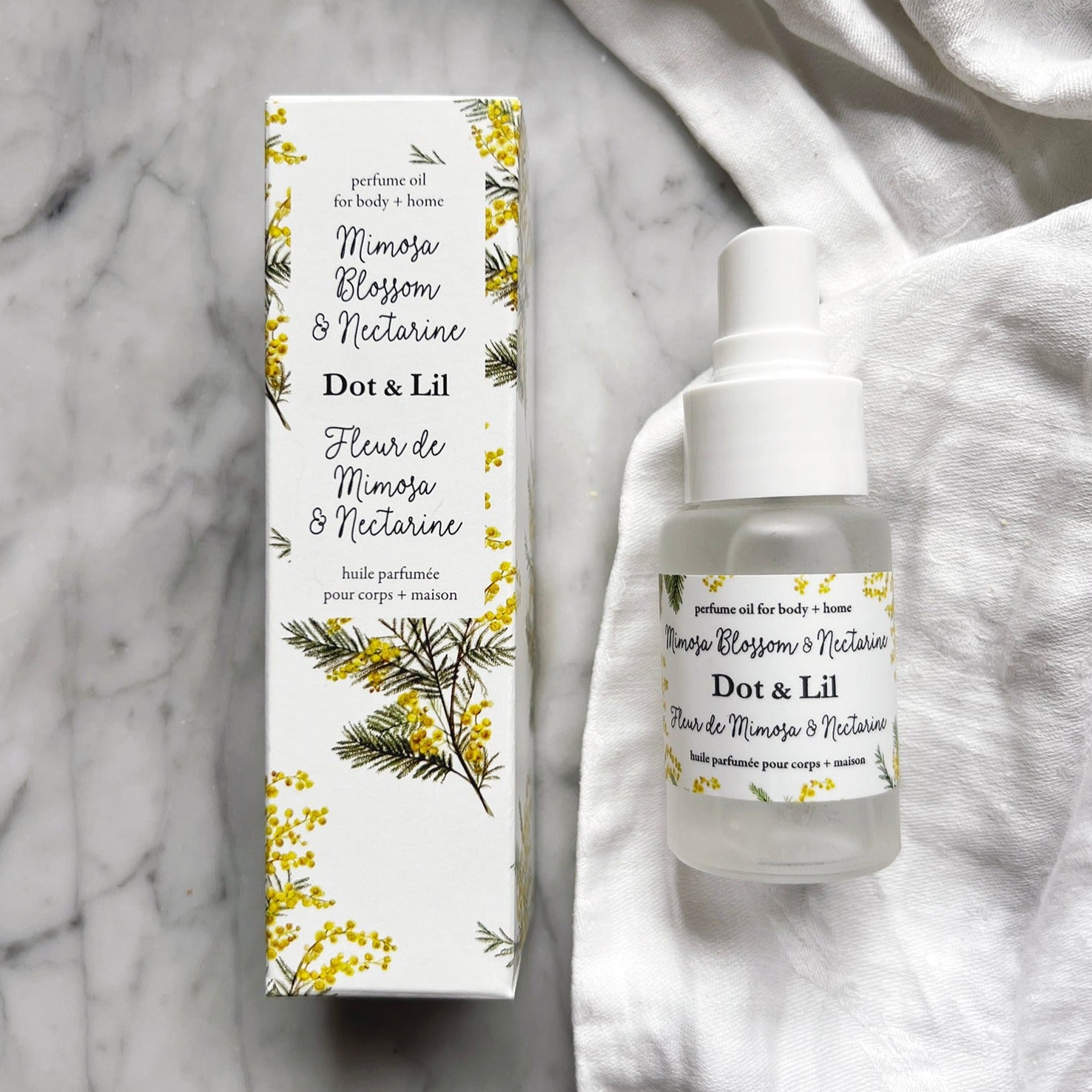 Mimosa Blossom & Nectarine perfume oil – Dot & Lil Wholesale