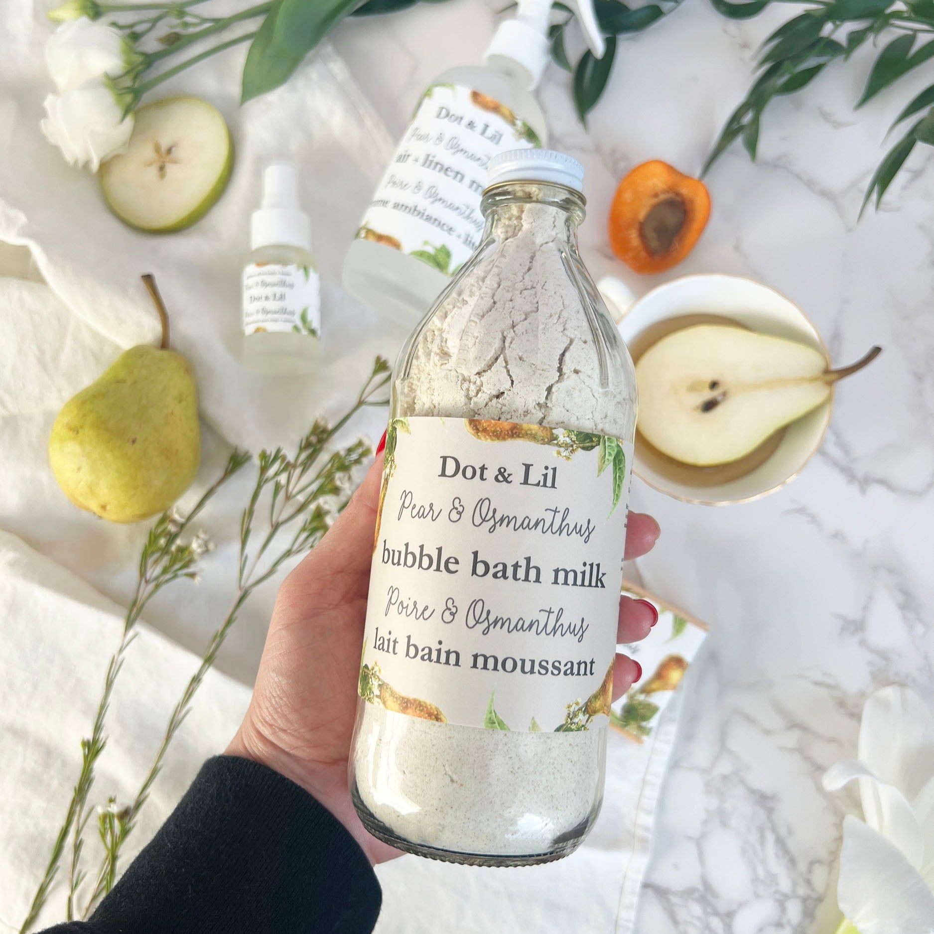 NEW Pear & Osmanthus bubble bath milk – Dot & Lil Wholesale